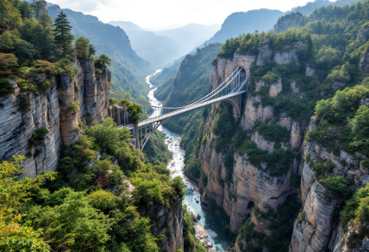 Il ponte del Grand Canyon Huajiang: un'icona dell'ingegneria moderna